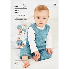 Rico Design Baby Cotton Soft DK Pattern 1114 Buy Wool, Yarn, Needles ...