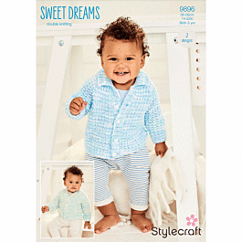 Stylecraft Knitting Pattern 9896 - Jackets in Stylecraft Sweet Dreams ...