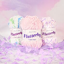 James C Brett Flutterby Chunky | FREE Delivery Over £35 | WoolBox Buy ...