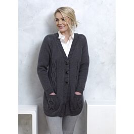 Longline Ottoman Cygnet Chunky Knitting Pattern Download CY1313 76 ...