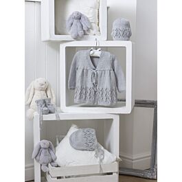 Lacy Layette Cygnet Pure Baby DK Knitting Pattern Download CY1319 Buy ...