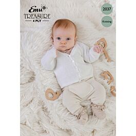 Emu Treasure 3 Ply Baby Layette Set 2038 Knitting and Crochet Pattern ...