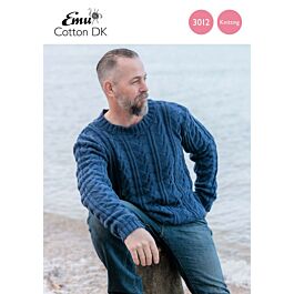 Emu Cotton DK Childs Cotton Cable Hoodie 3014 Knitting Pattern PDF ...
