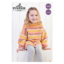 Emu Funfair Swirl DK Child's Striped Guernsey Sweater 4008 Knitting ...