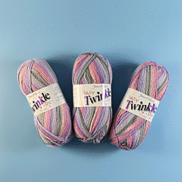 James C Brett Baby Twinkle Prints DK 3 Ball Value Pack | FREE Delivery ...