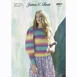 James C Brett Shhh DK 817 Sweater Knitting Pattern | FREE Delivery ...