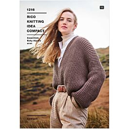 Rico Knitting Pattern Ladies Cardigan in Baby Alpaca Aran 81-107cm FREE ...