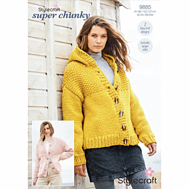 Stylecraft Knitting Pattern 9885 - Jackets in Stylecraft Special XL ...