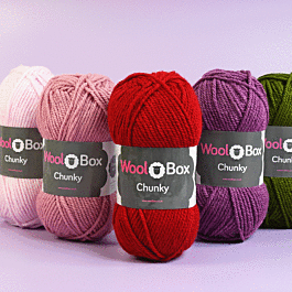 WoolBox Chunky Yarn - 100g Ball Buy Wool, Yarn, Needles, Patterns today